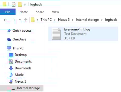 Android: Capture App Log File